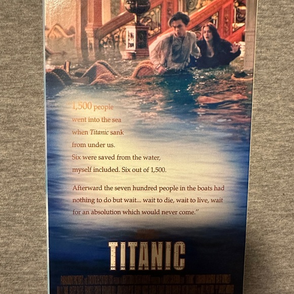 Paramount | Media | Titanic 997 2 Part Box Set Vhs Titanic Vhs ...